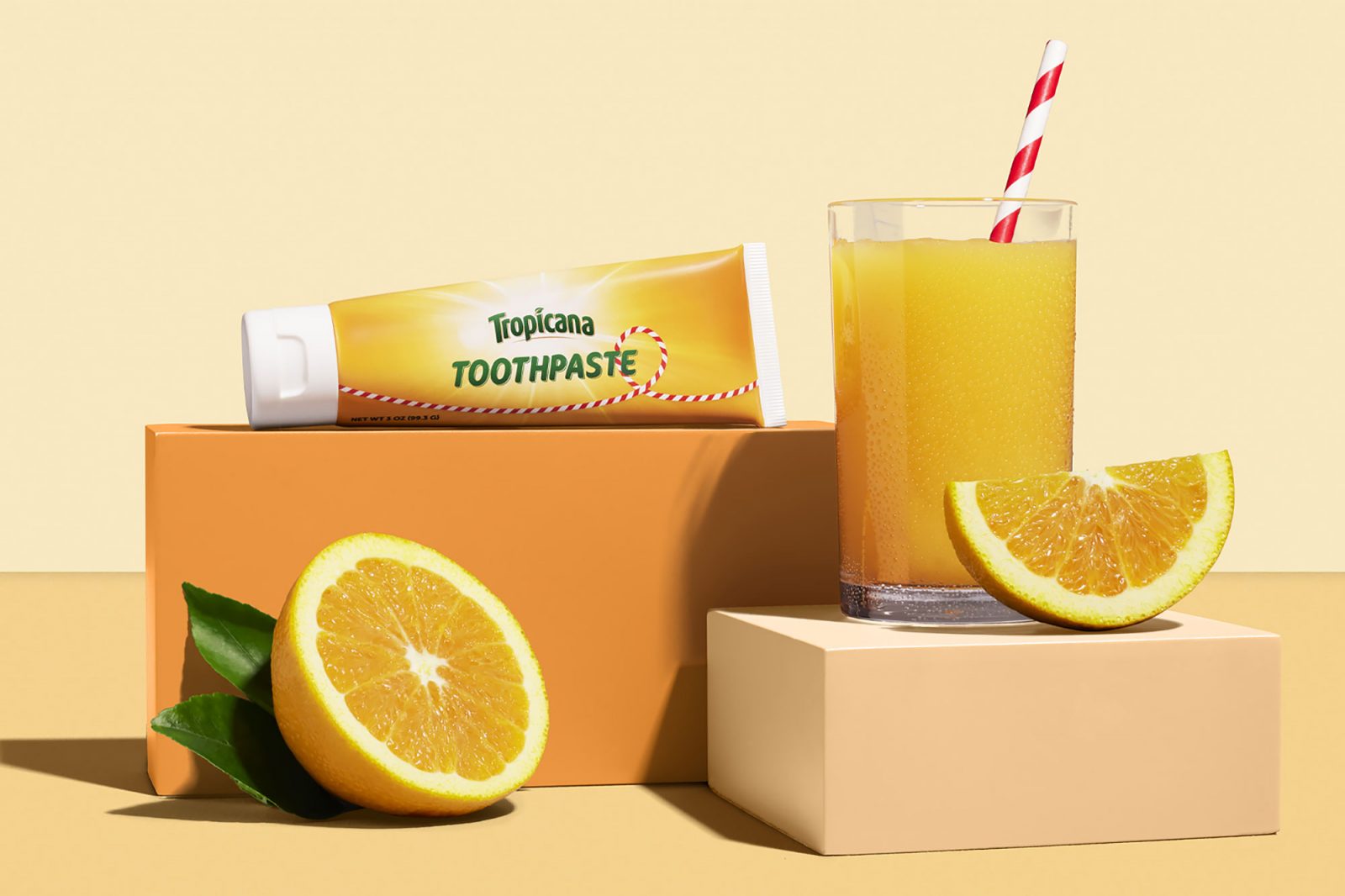 Tropicana dévoile son propre dentifrice saveur... jus d’orange