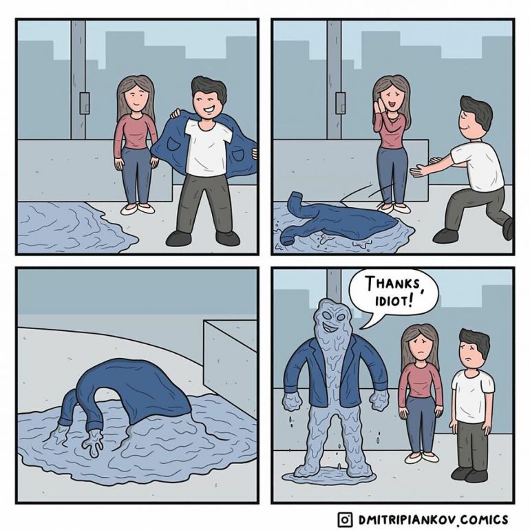 20 mini BD pleines d’humour noir du créatif russe Dmitri Piankov