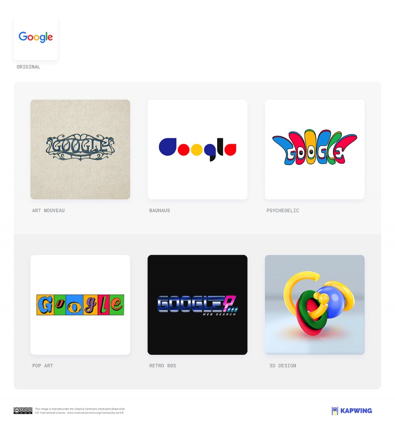 Les logos de grandes marques détournés dans 6 styles artistiques célèbres