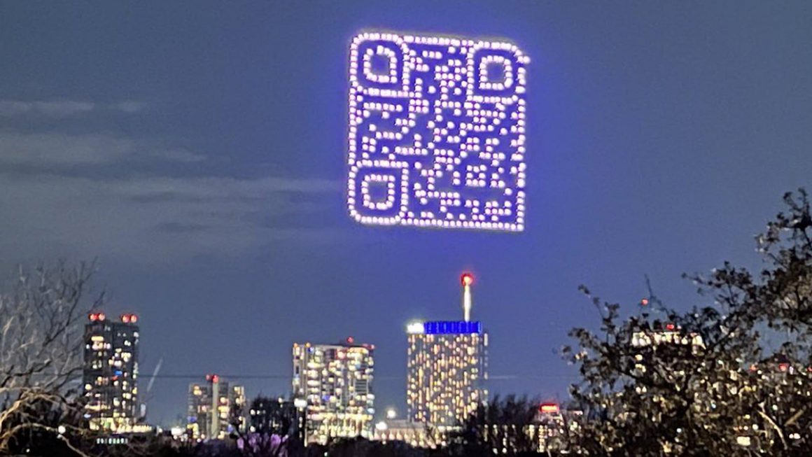 Texas : des drones forment un QR code géant pour la sortie de la série Halo