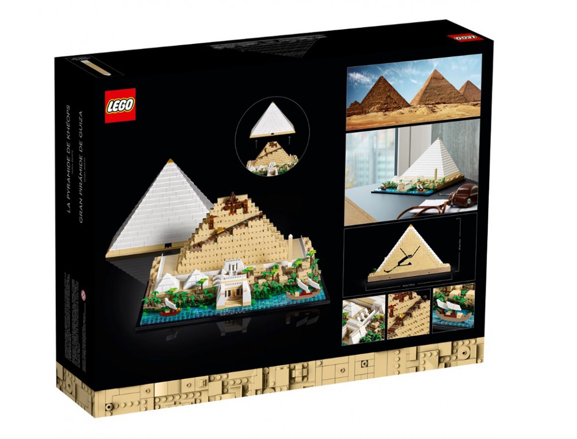 LEGO commercialise une réplique de 1476 pièces de la grande Pyramide de ...