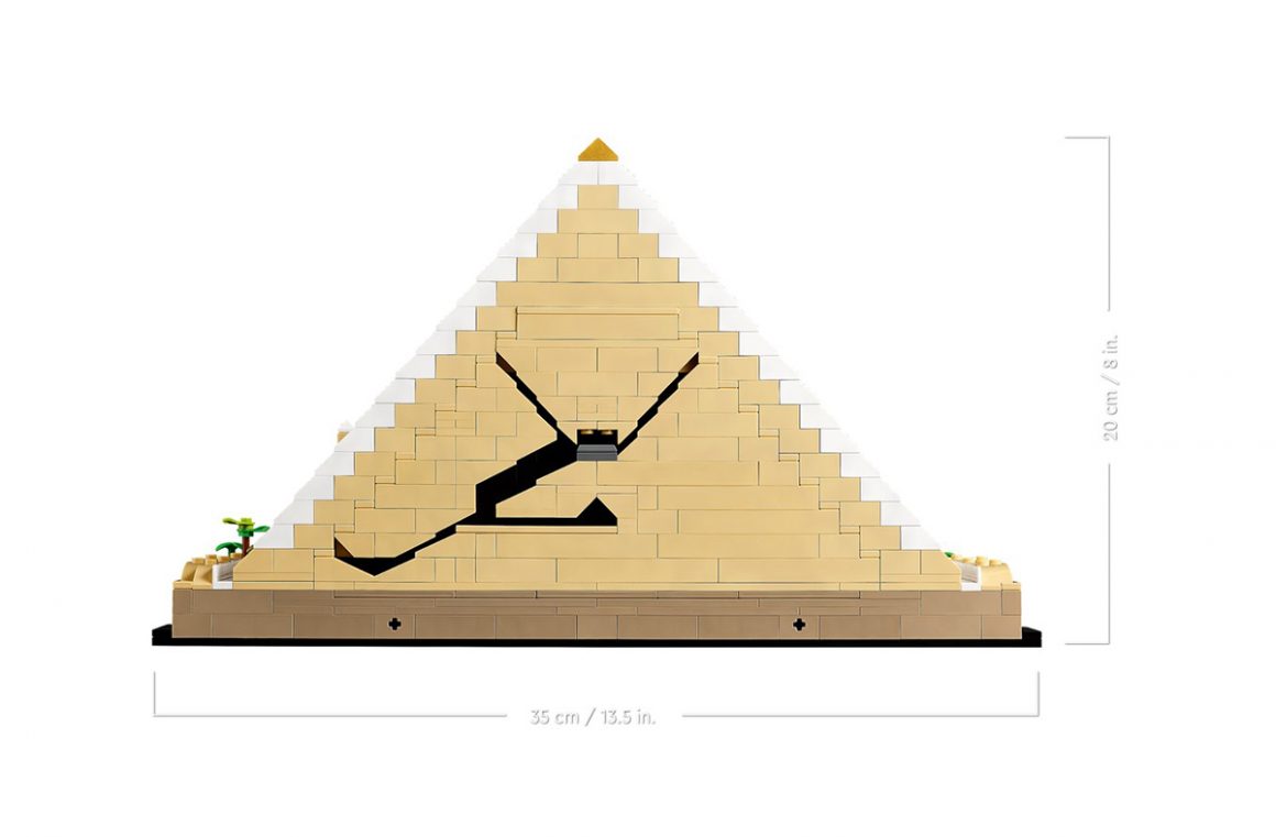 LEGO commercialise une réplique de 1476 pièces de la grande Pyramide de ...