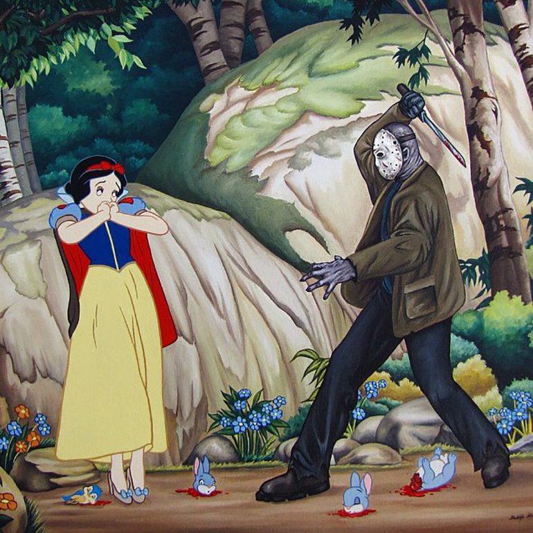 L'artiste Rodolfo Loaiza détourne les personnages Disney de manière ...