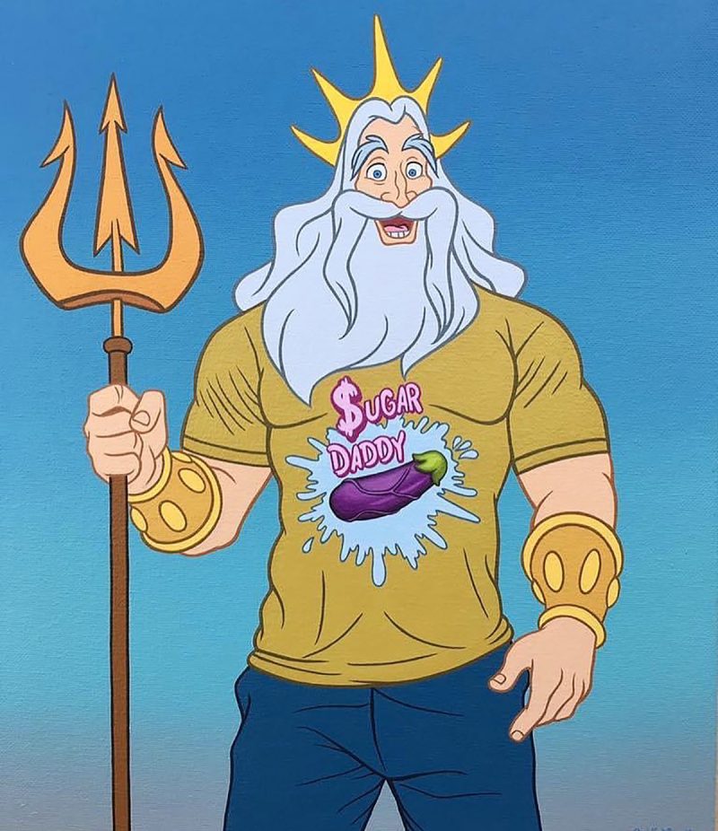 L'artiste Rodolfo Loaiza détourne les personnages Disney de manière ...