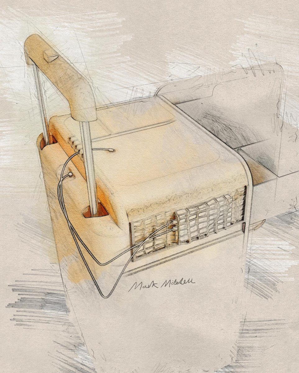 Cette petite valise design se transforme en table de nuit très pratique