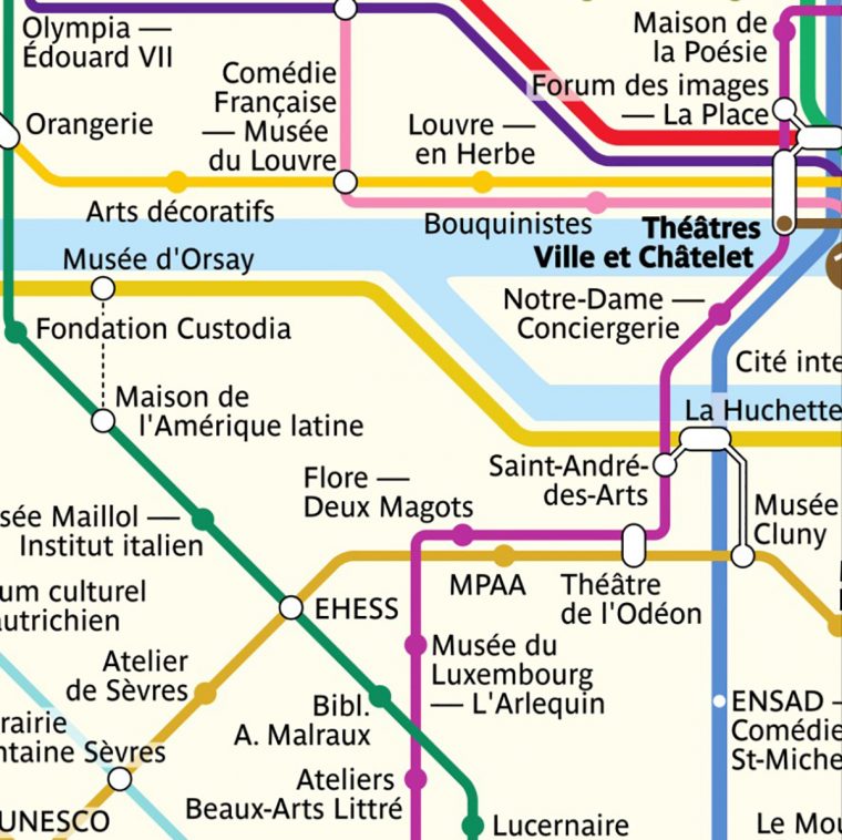 Paris : il remplace les noms des stations de métro par des lieux ...