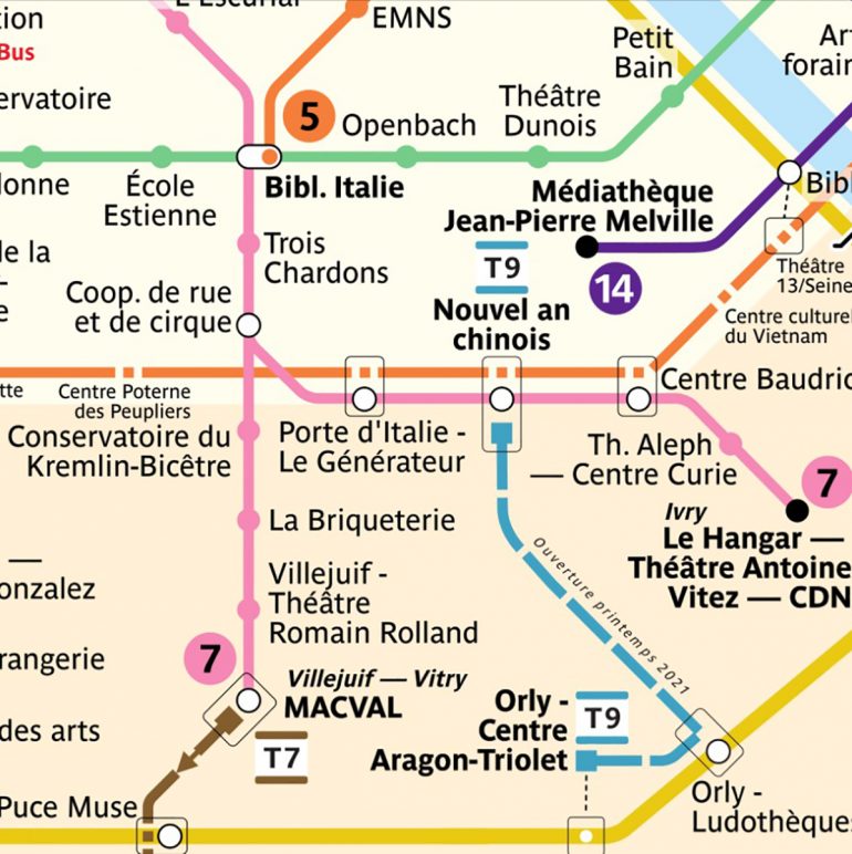 Paris : il remplace les noms des stations de métro par des lieux ...
