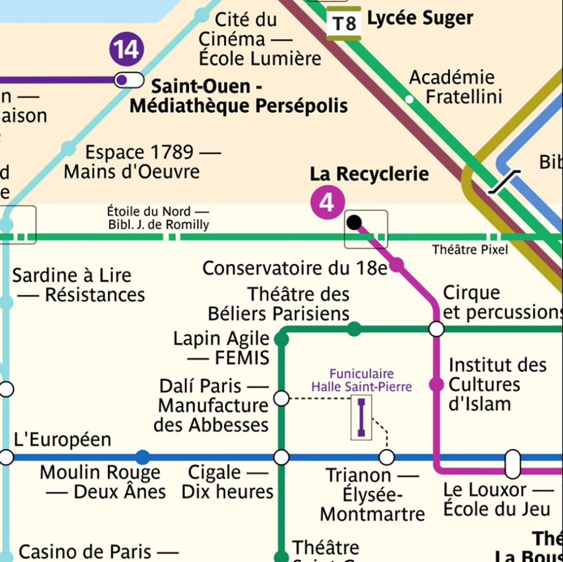 Paris : il remplace les noms des stations de métro par des lieux ...