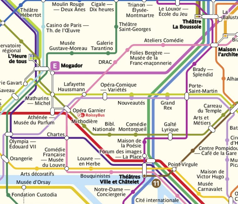 Paris : il remplace les noms des stations de métro par des lieux ...