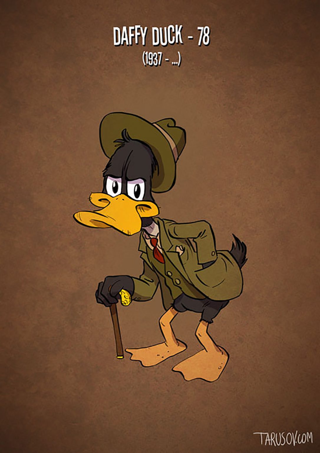 L'illustrateur Andrew Tarusov fait vieillir les personnages de cartoons ...