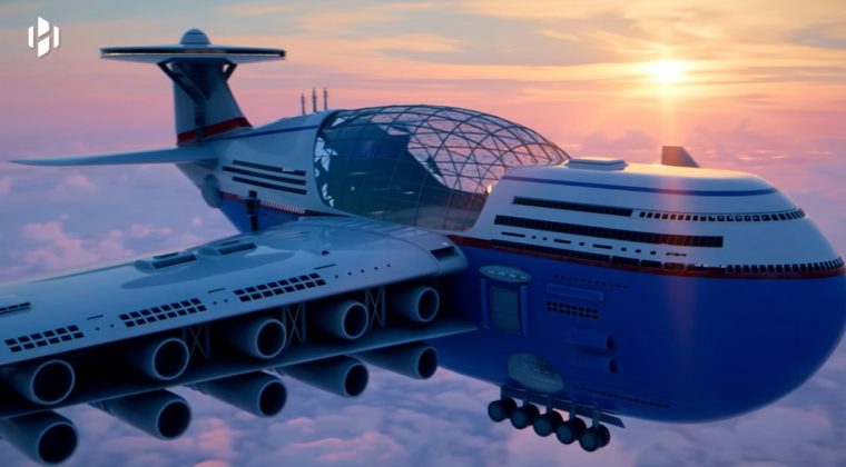Sky Cruise : le concept fou d’avion-hôtel de 5000 passagers qui n ...