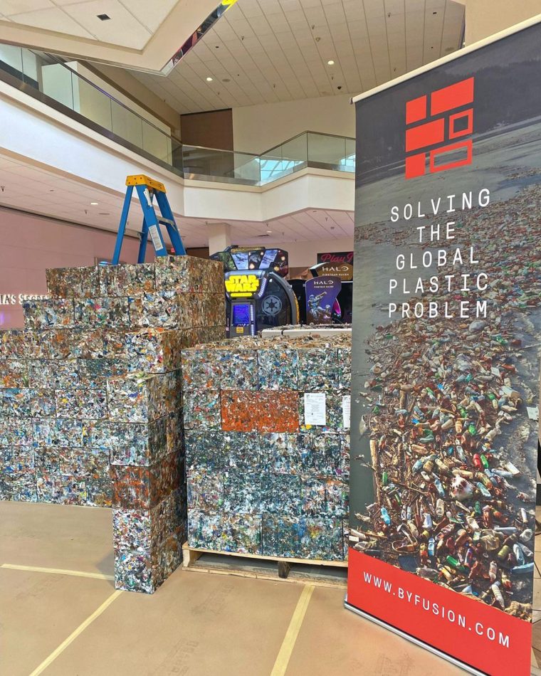 ByFusion : des briques fabriquées avec des déchets plastiques non recyclables