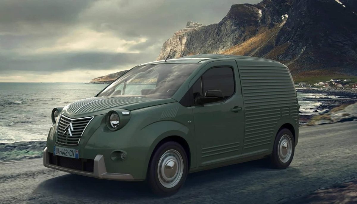 Une fourgonnette Citroën électrique inspirée de l’iconique 2CV de 1951