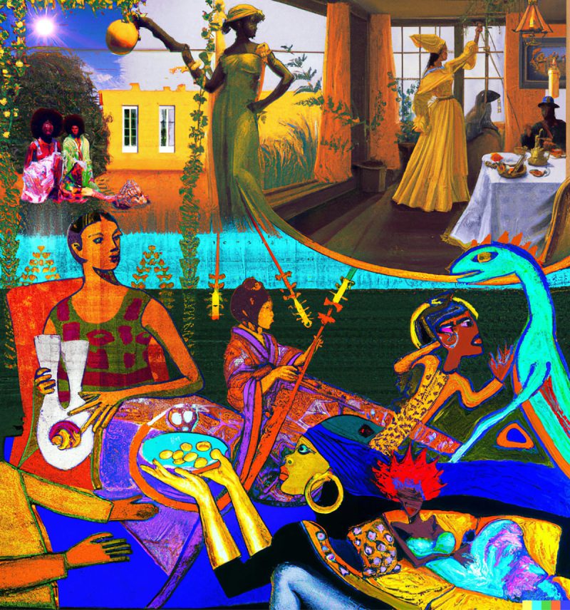 DALL-E : l'IA qui imagine ce qu'il y a au-delà des tableaux célèbres ...