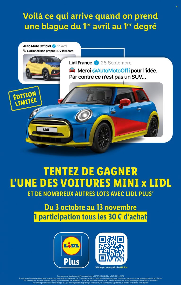 Lidl dévoile une voiture aux couleurs de son enseigne (et ce n'est pas ...