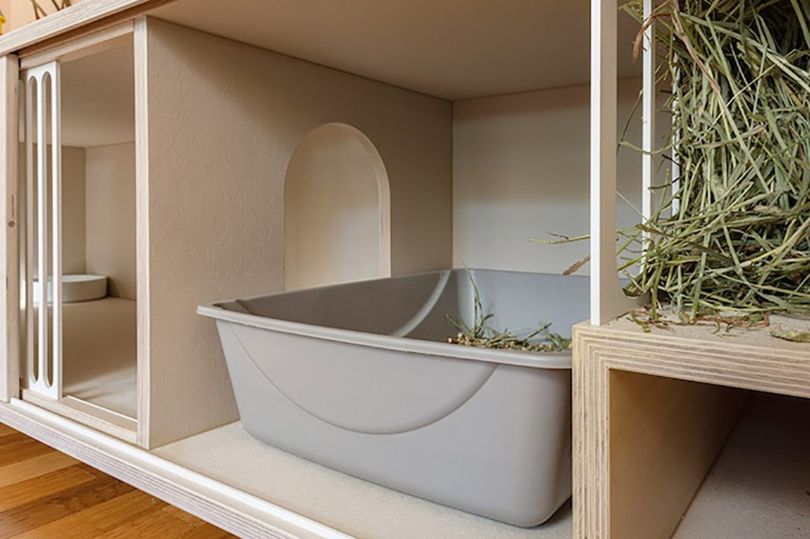 Des meubles designs et élégants spécialement conçus pour les lapins