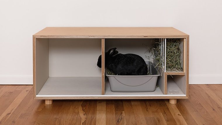 Des meubles designs et élégants spécialement conçus pour les lapins