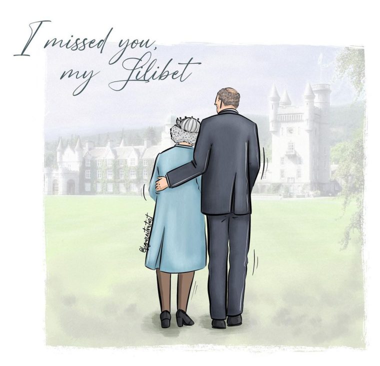 30 illustrations touchantes en hommage à la reine d'Angleterre Élisabeth II