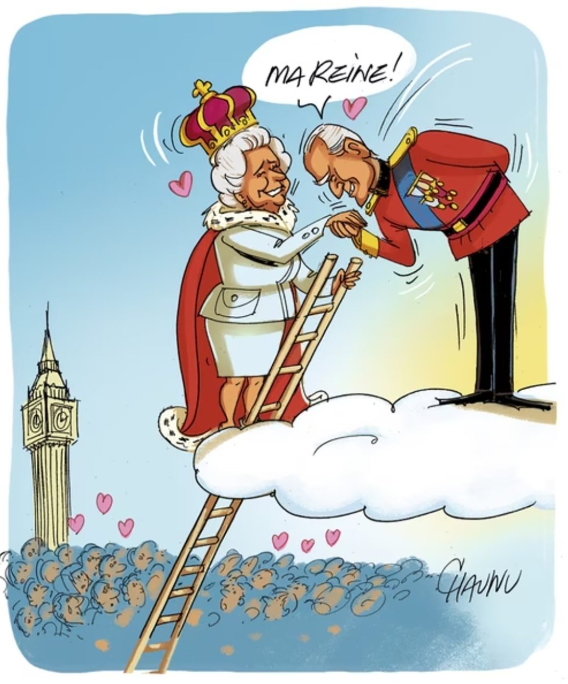 30 illustrations touchantes en hommage à la reine d'Angleterre Élisabeth II