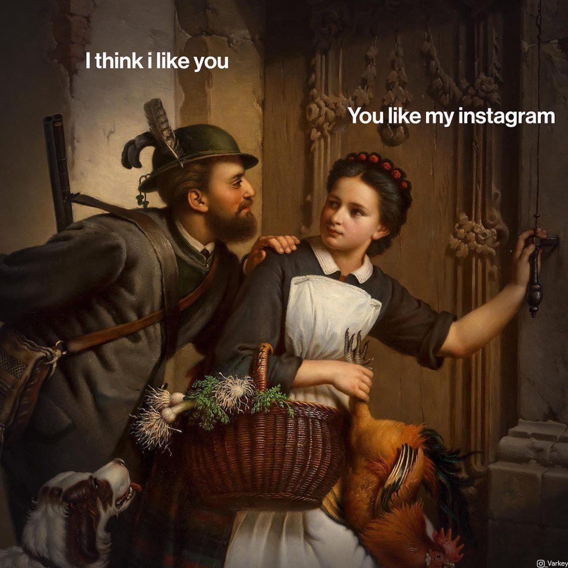 Il détourne des tableaux classiques avec modernité et humour