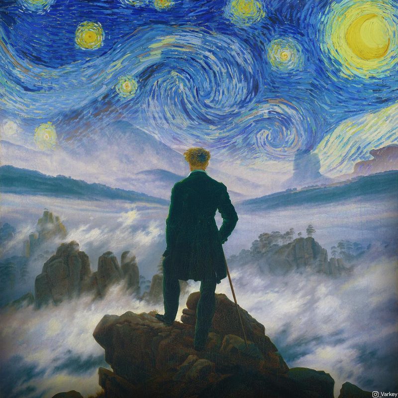 Il détourne des tableaux classiques avec modernité et humour