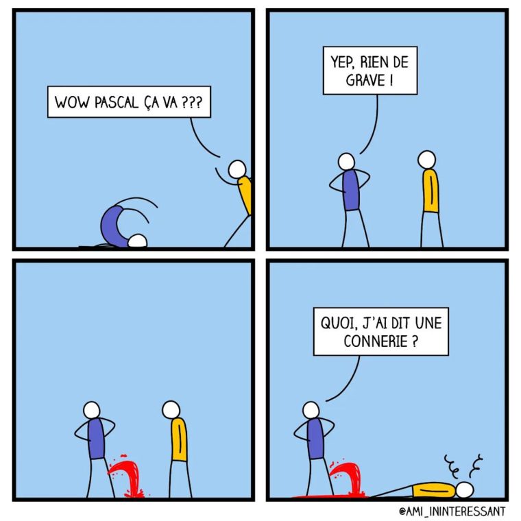 25 mini BD minimalistes à l’humour noir de l’illustrateur Ami Inintéressant