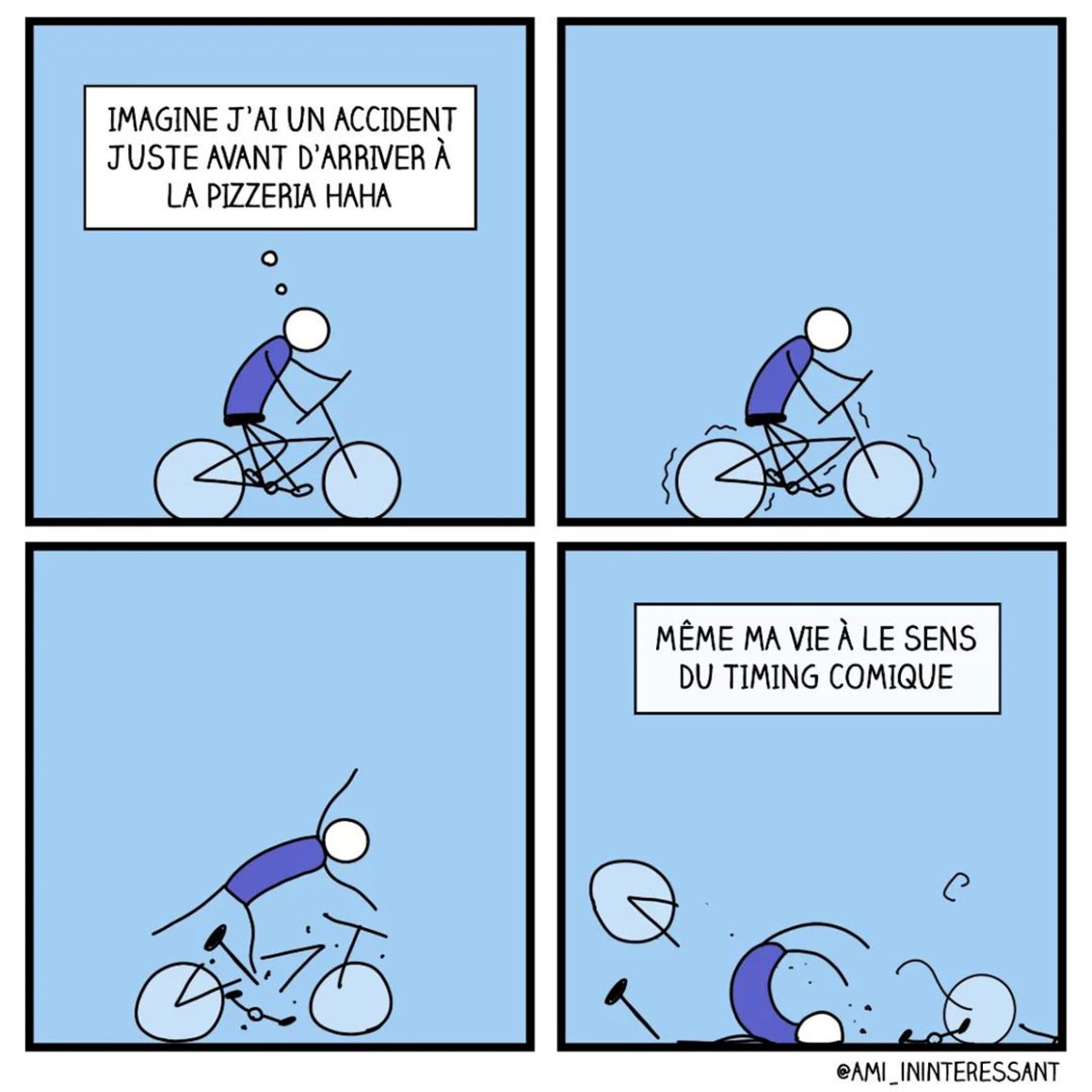 25 mini BD minimalistes à l’humour noir de l’illustrateur Ami Inintéressant