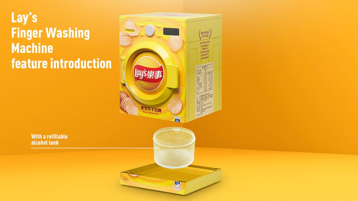 Lay’s dévoile une machine qui lave vos doigts après avoir mangé des ...