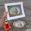 Il reproduit des tableaux célèbres en mosaïque pour combler les nids-de ...