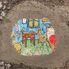 Il reproduit des tableaux célèbres en mosaïque pour combler les nids-de ...