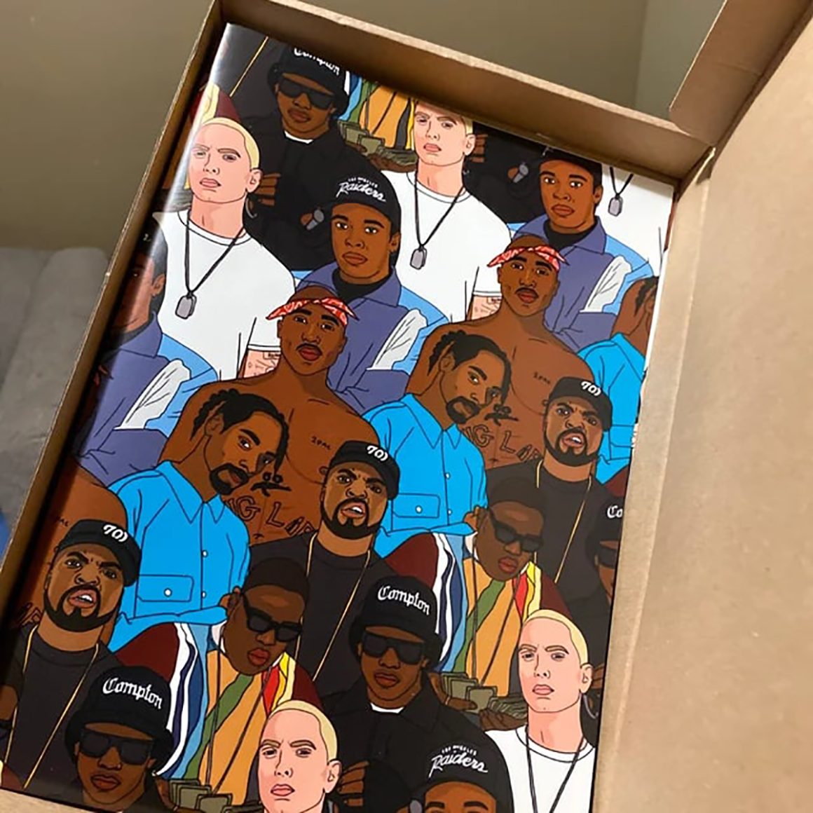On vient de trouver le papier cadeau ultime pour les fans de rap ...