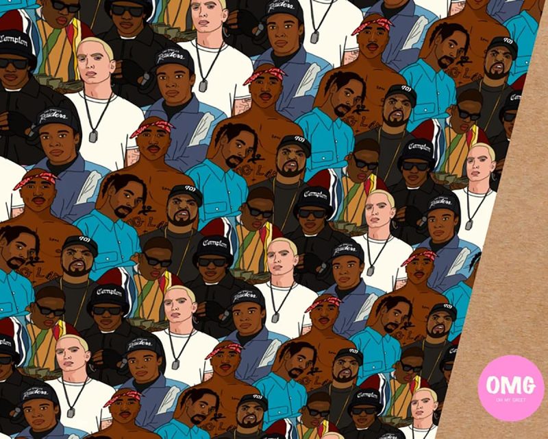 On vient de trouver le papier cadeau ultime pour les fans de rap ...