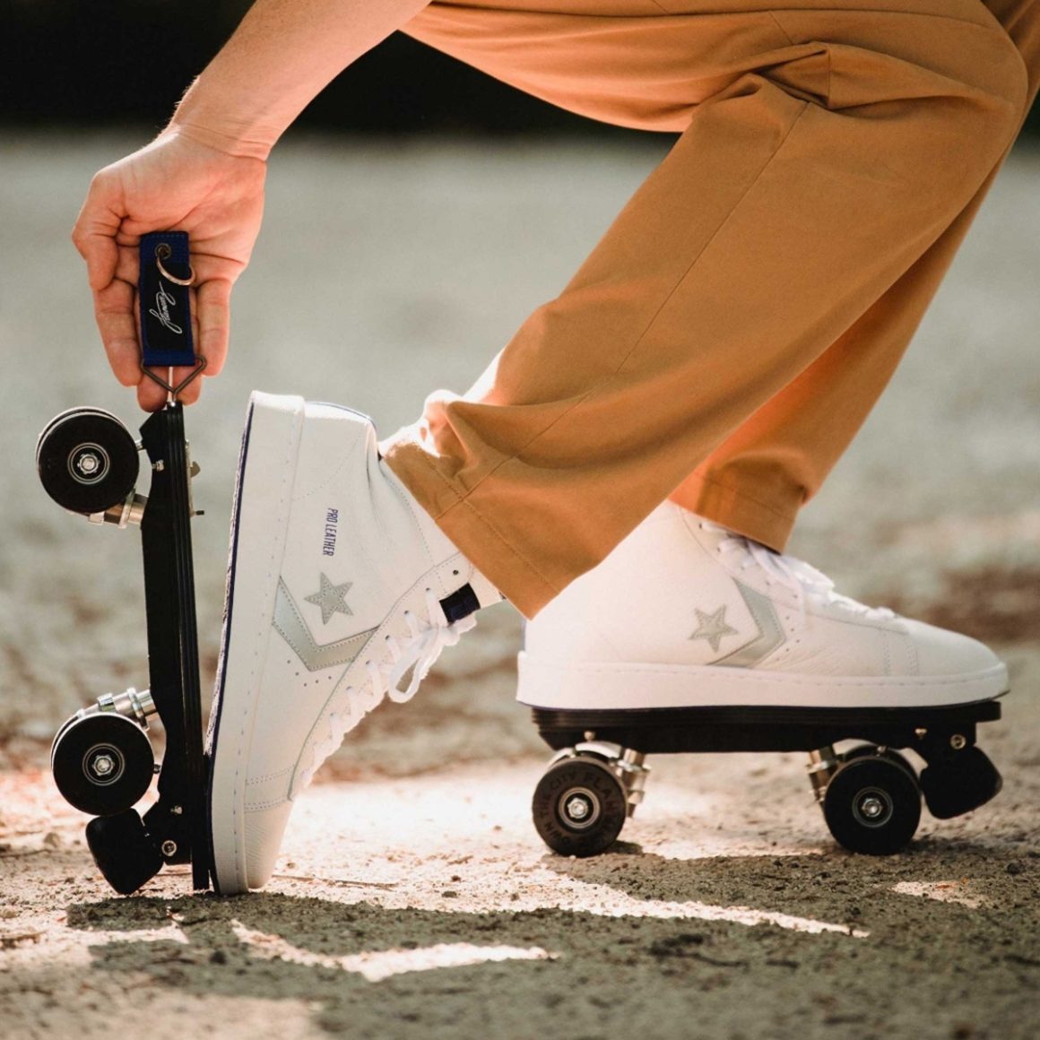 Des rollers détachables en un clic qui s’adaptent à toutes les chaussures