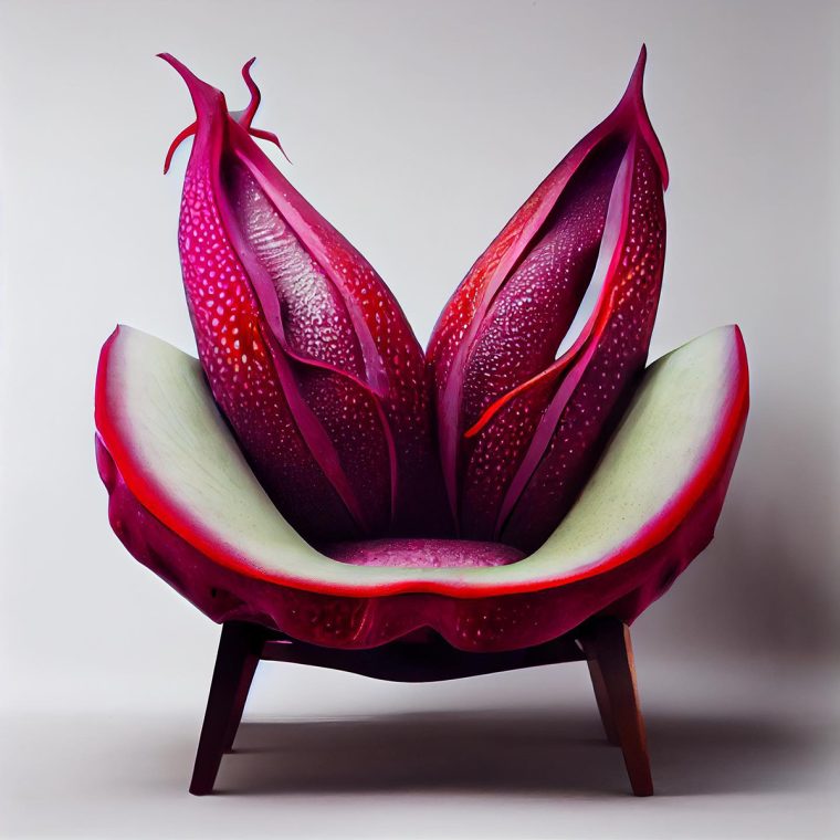 Avec une IA, il génère des canapés en forme de fruits très inspirants