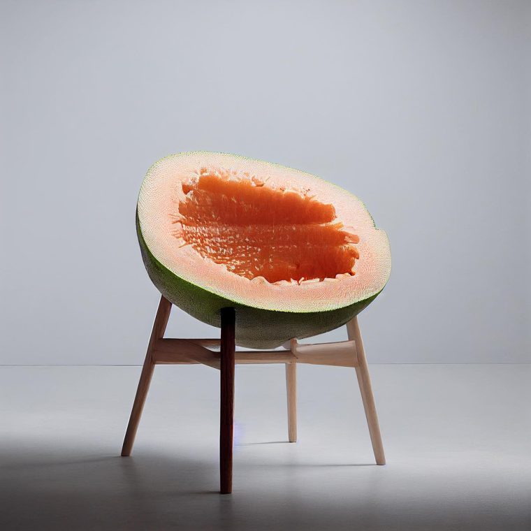 Avec une IA, il génère des canapés en forme de fruits très inspirants