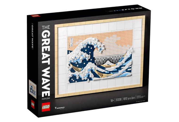 LEGO commercialise une réplique 3D en briques de La Grande Vague d’Hokusai