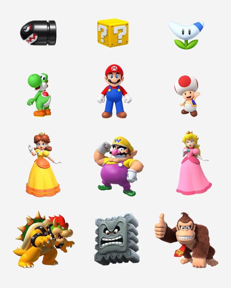 Une paire de sneakers Nike customisée en l’honneur de Super Mario Bros ...