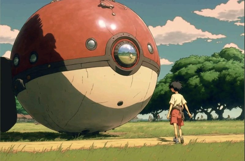 L'univers de Pokémon adapté dans le style graphique du Studio Ghibli ...