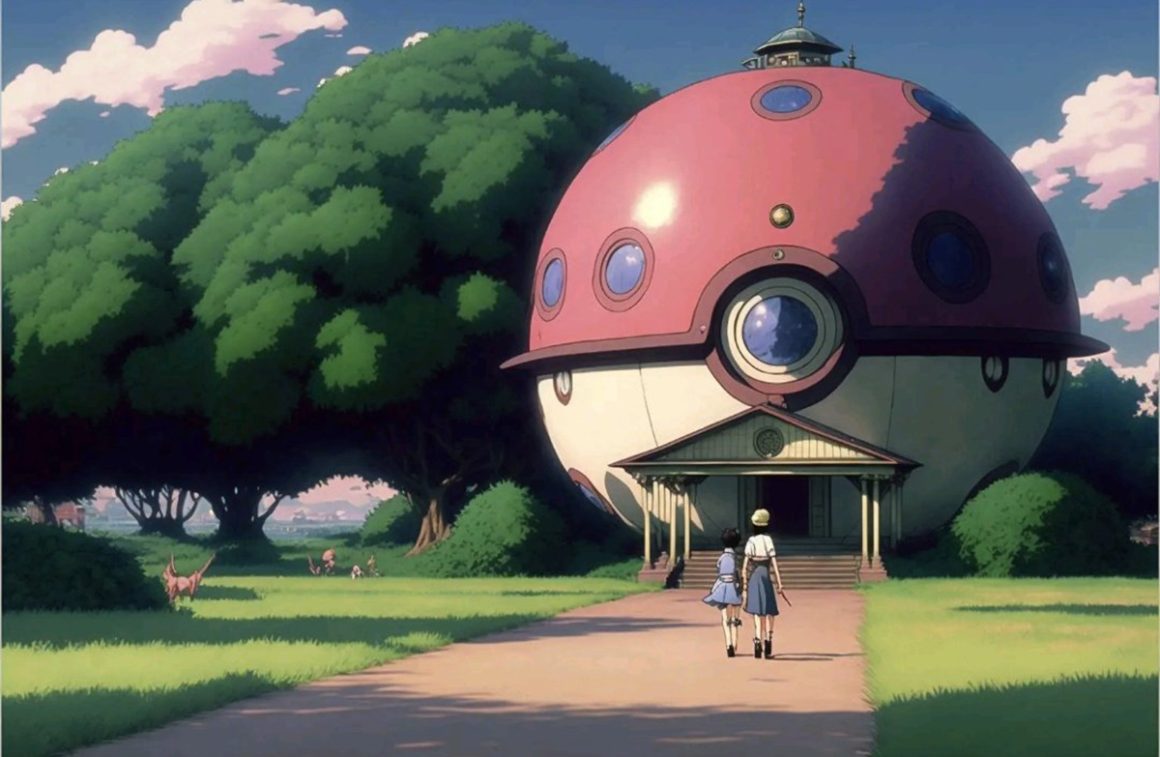L'univers de Pokémon adapté dans le style graphique du Studio Ghibli ...