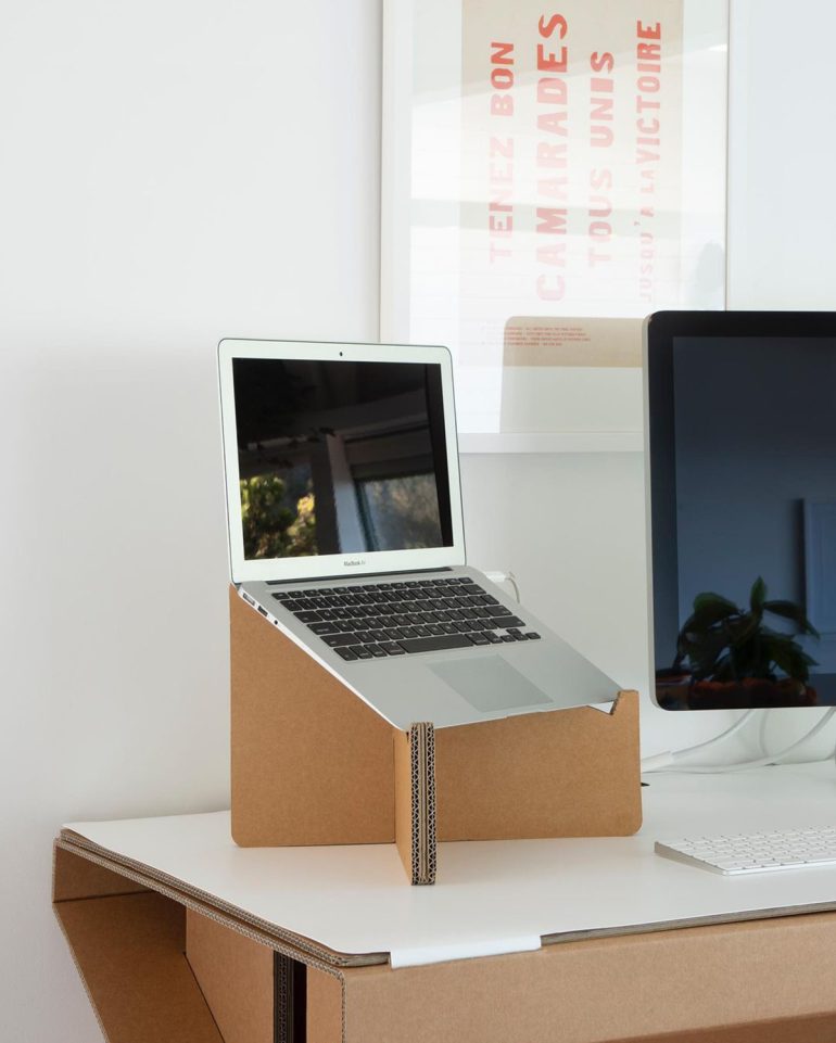 Refold : le bureau en carton pliable et modulable pour travailler n ...