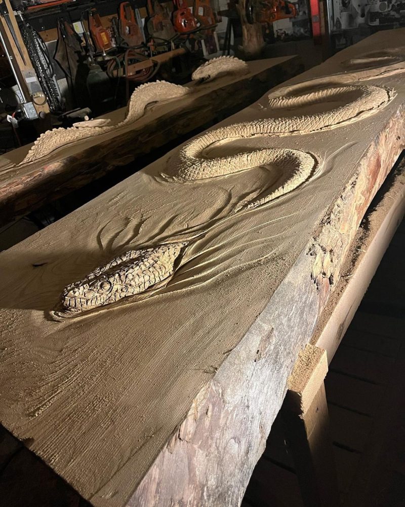 Les incroyables sculptures en bois de Scott Dow semblent prendre vie ...