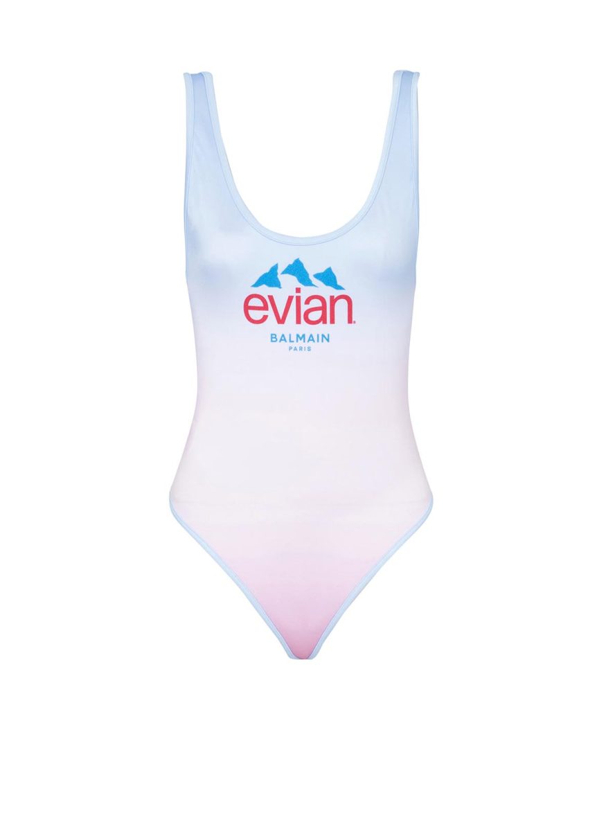 Balmain et Evian collaborent pour une collection de prêt-à-porter "durable"