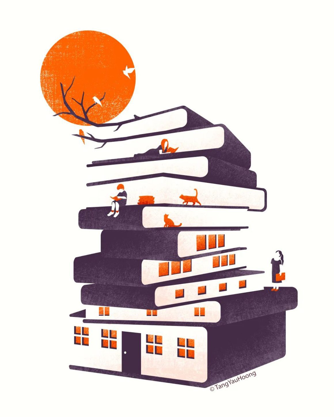 30 visuels créatifs qui jouent avec l'espace négatif par l’artiste Tang Yau Hoong