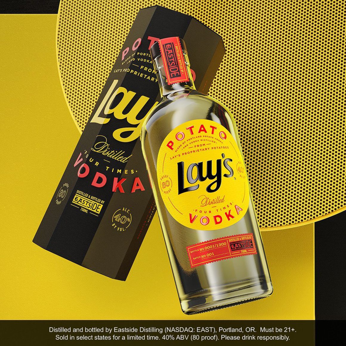 La marque de chips Lay’s commercialise sa première bouteille de vodka ...
