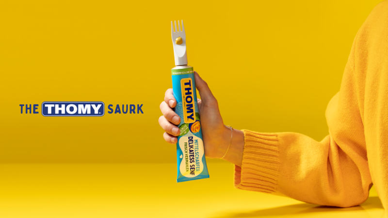 Cette marque de mayonnaise a conçu un embout fourchette à visser sur ...