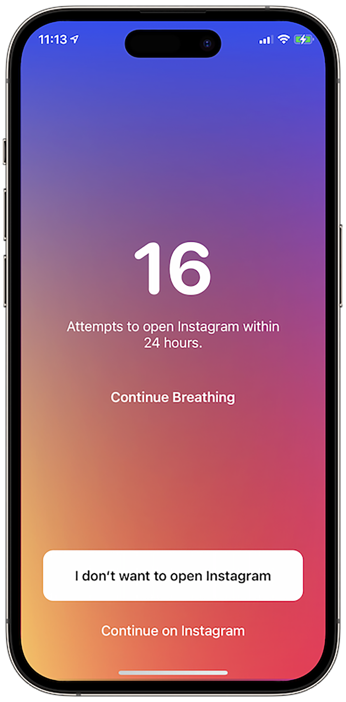 One Sec : l’app bien pensée qui vous aide à réduire votre dépendance ...