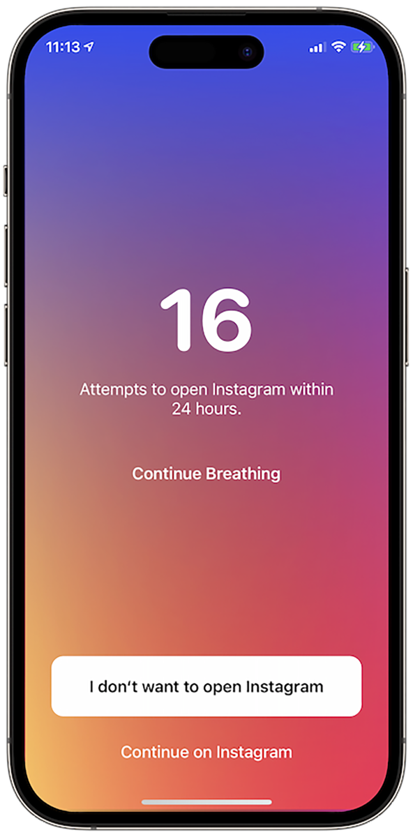 One Sec : l’app bien pensée qui vous aide à réduire votre dépendance ...