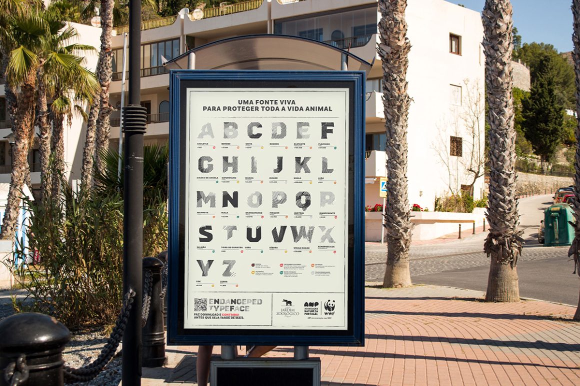 Le WWF crée une typo qui s'efface en fonction de l’extinction des ...