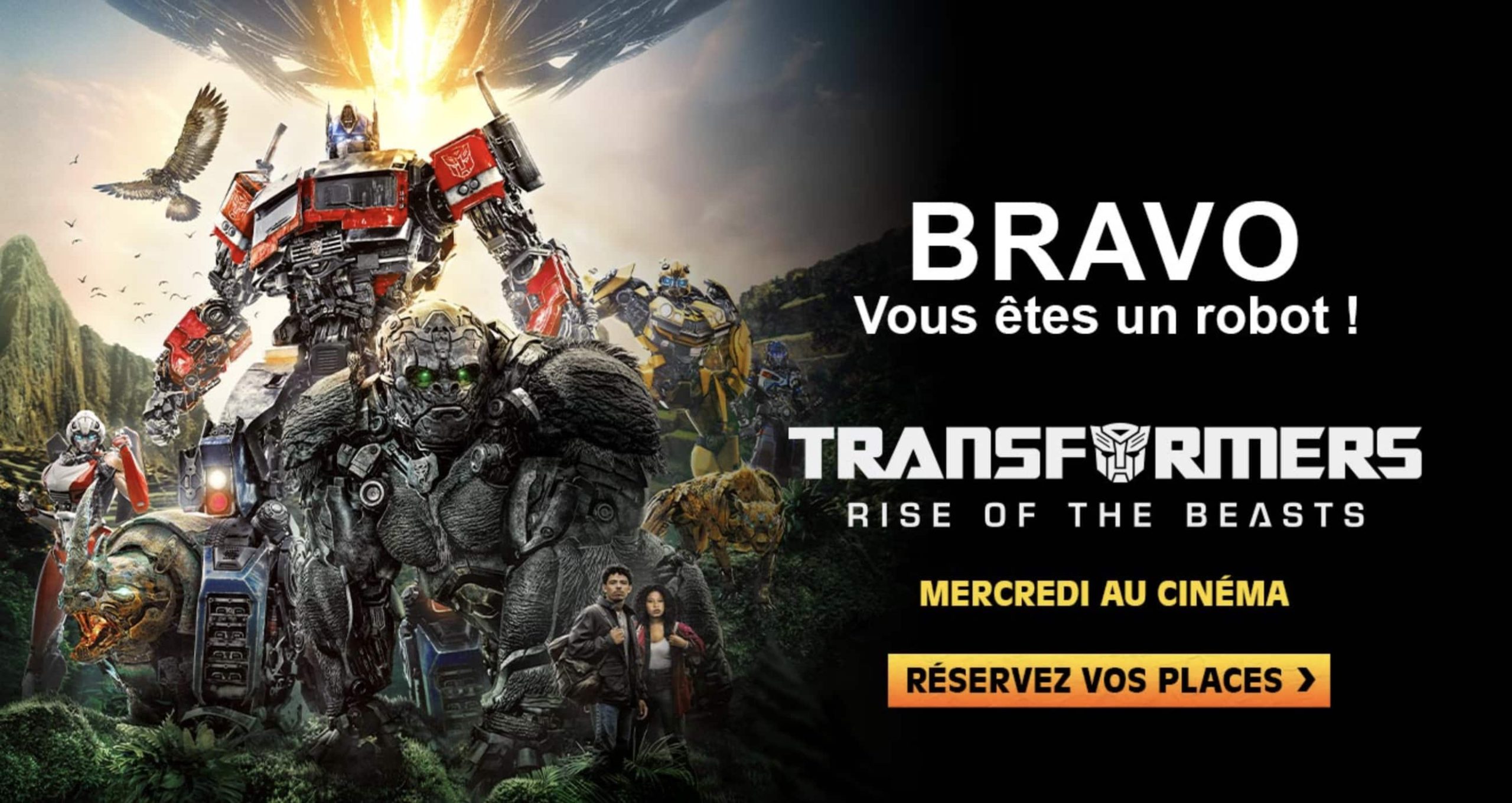 Paramount détourne les CAPTCHA pour la promo du dernier Transformers