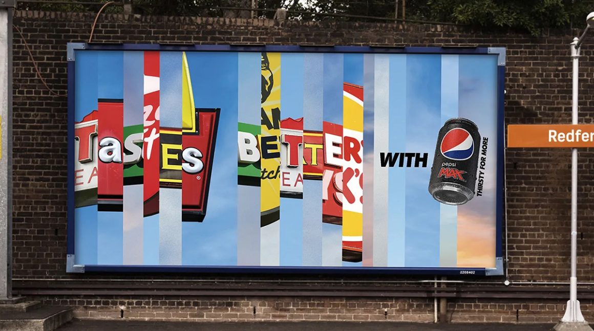 Pepsi tacle Coca en s'incrustant à côté des enseignes de fast-food